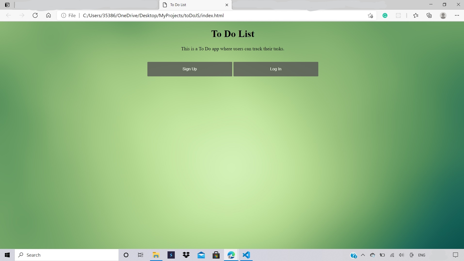 GitHub - RGeorge482/toDoJS