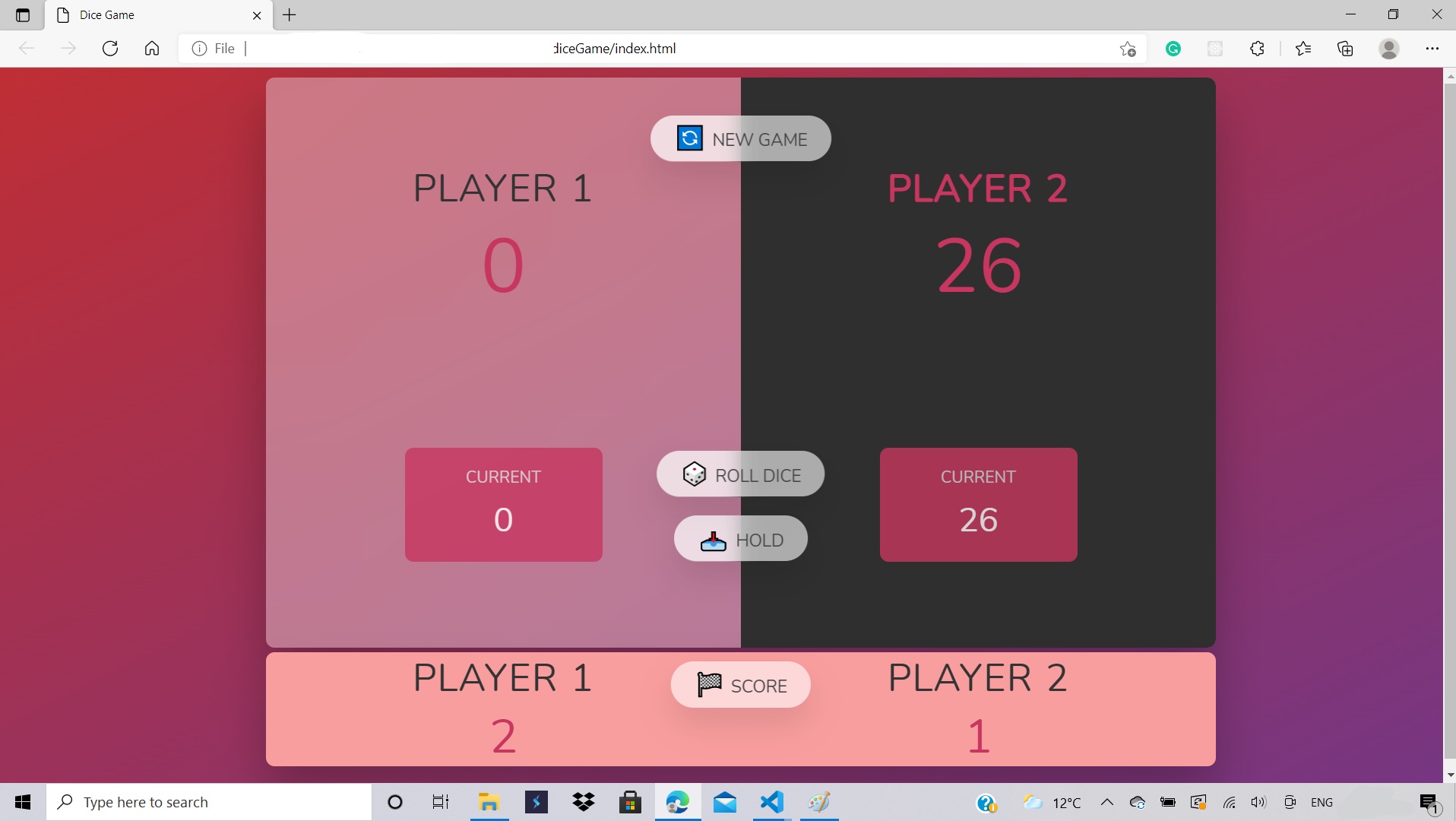 GitHub - RGeorge482/DiceGame-Js