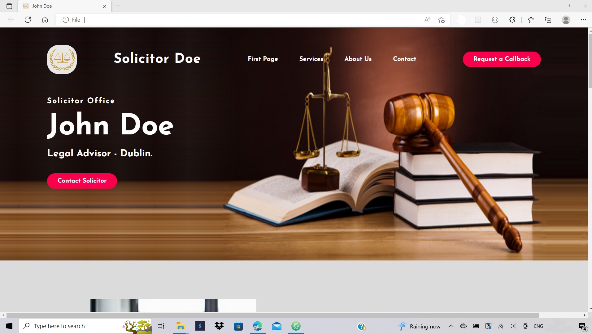 GitHub - RGeorge482/LawyerWeb