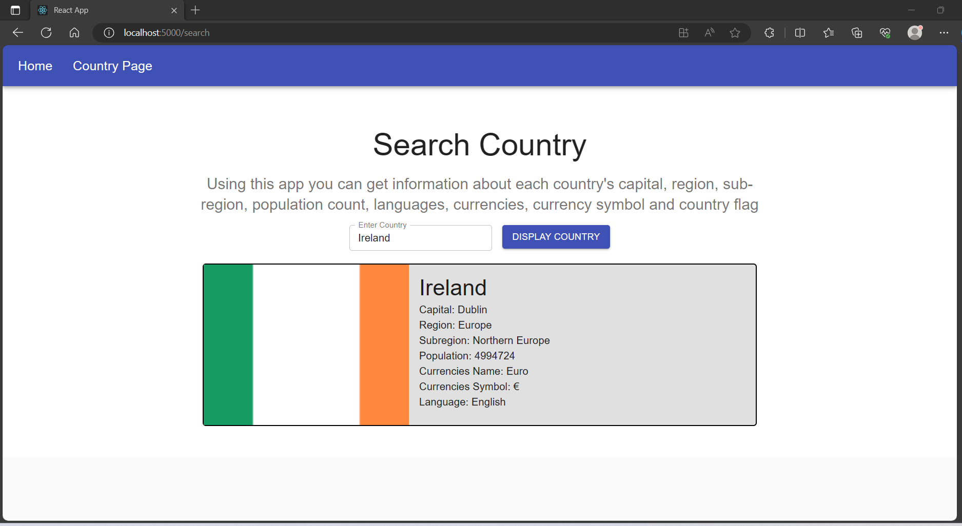 GitHub - RGeorge482/countries-api