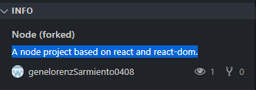 Wrong description when you create a blank node app · Issue #1733 · stackblitz/core · GitHub