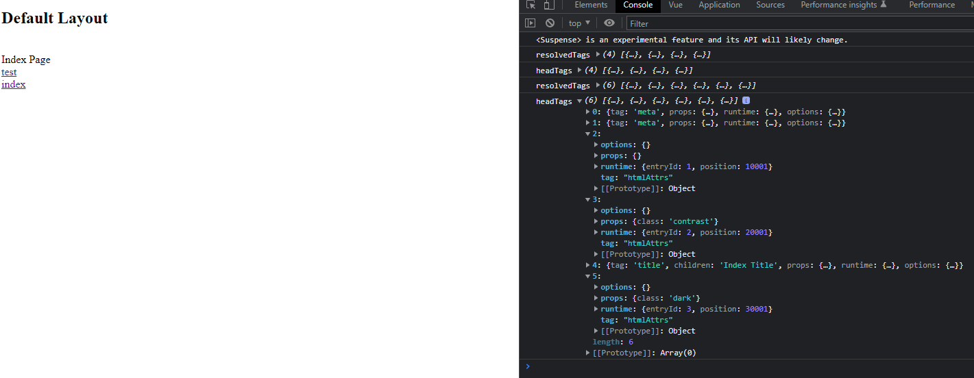 `htmlAttrs` and `bodyAttrs` gets overwritten by lowest position tag ...
