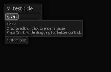 DragValue hover text have default not removable message · Issue #548 · emilk/egui · GitHub
