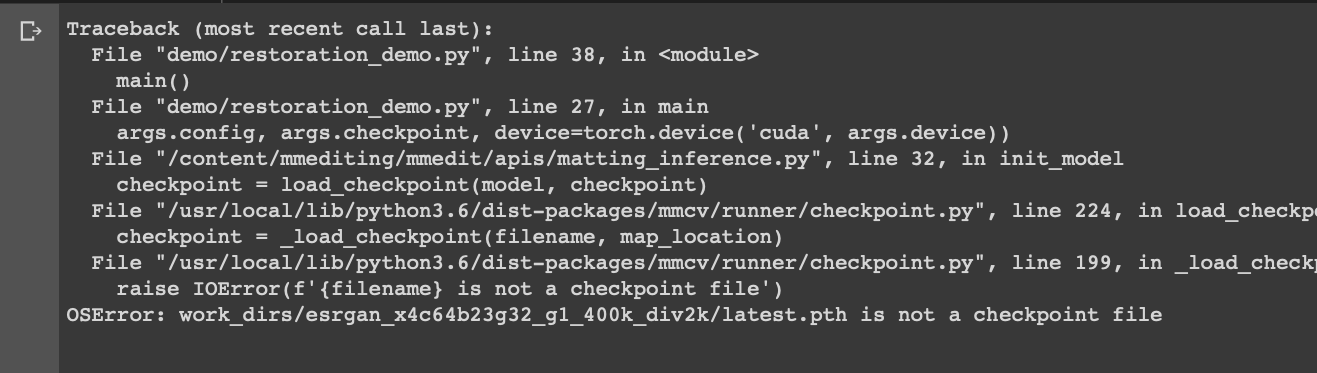 Pre-trained -weight file missing? · Issue #129 · open-mmlab/mmagic · GitHub