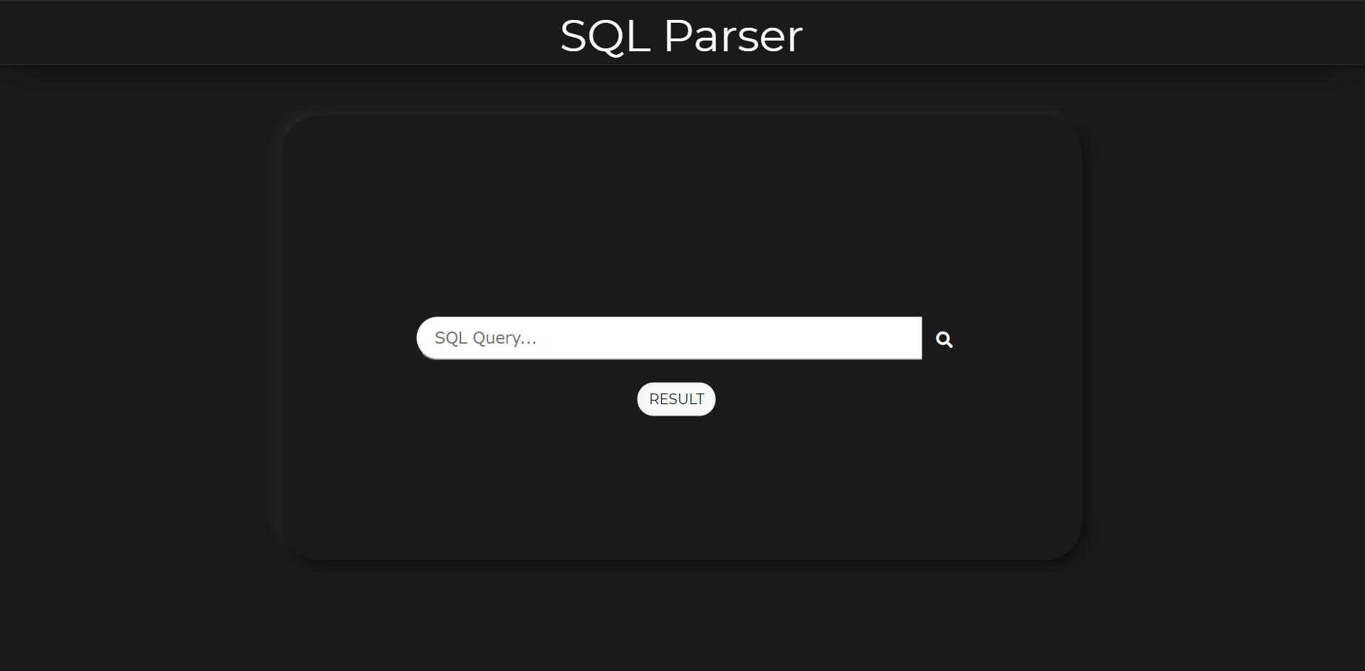 GitHub - aditya491929/SqlParser