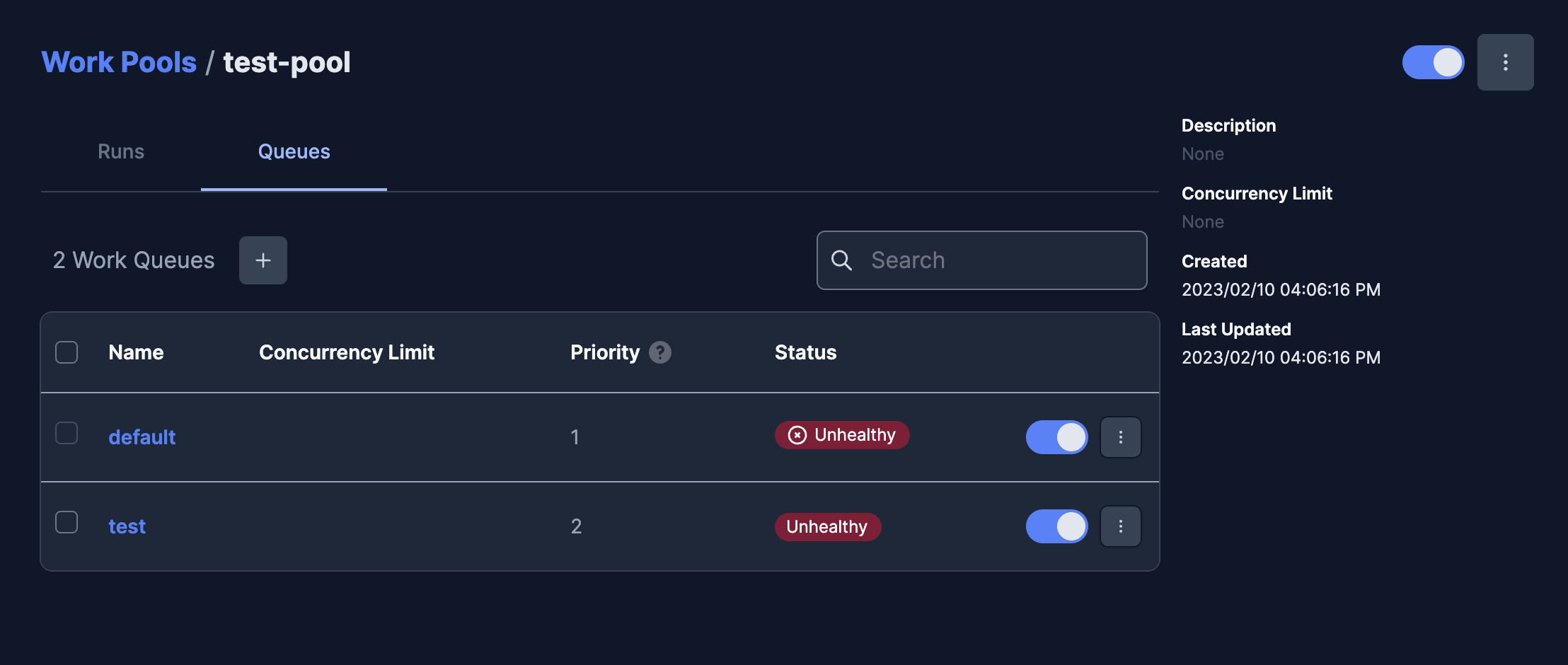 Deleting a redundant work queue breaks link in the UI · Issue #8494 · PrefectHQ/prefect · GitHub