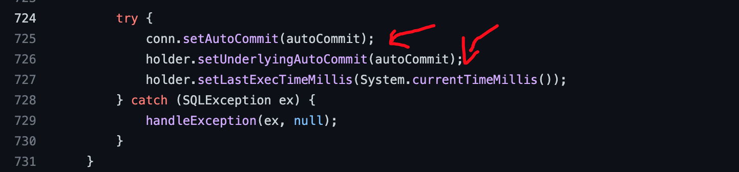 执行setautocommit操作,当出现error异常时,可能connection与server端的autocommit参数不一致,导致丢数据 · Issue 4917 · Alibaba