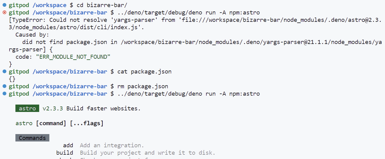 Support Astro · Issue #16659 · denoland/deno · GitHub
