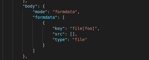 Postman collection for array of files · Issue #430 · knuckleswtf/scribe · GitHub