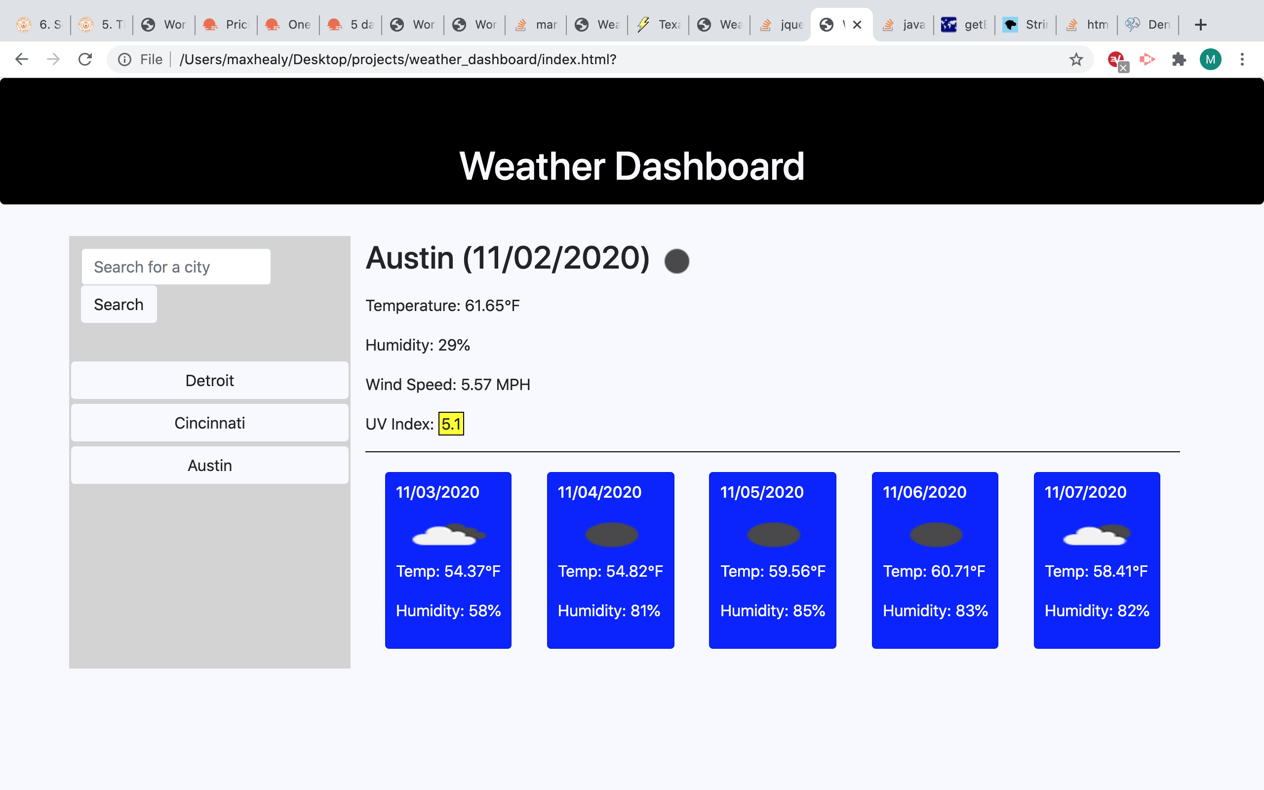 GitHub - maxhealy01/weather_dashboard