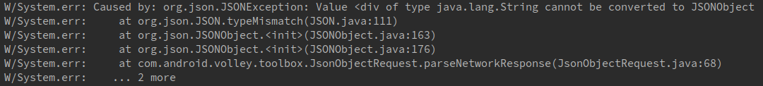 ParseError Wrong Reading Response · Issue #156 · google/volley · GitHub