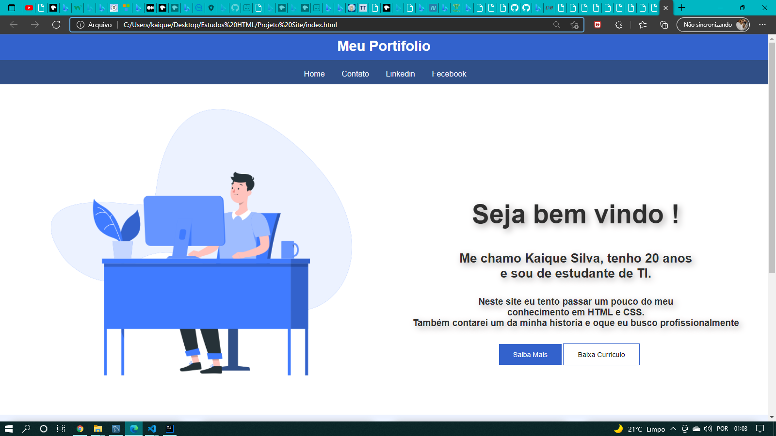 GitHub - kaiquye/Estudo-HTML-CSS: Portifolio