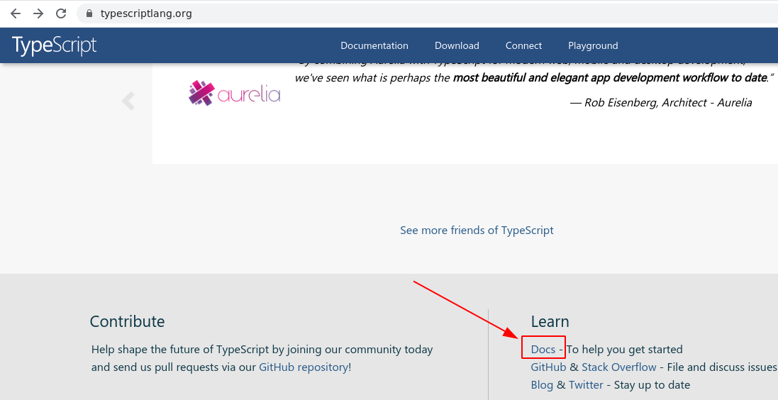 Documentation Vanished · Issue 328 · Microsofttypescript Website · Github