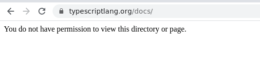 Documentation Vanished · Issue 328 · Microsofttypescript Website · Github