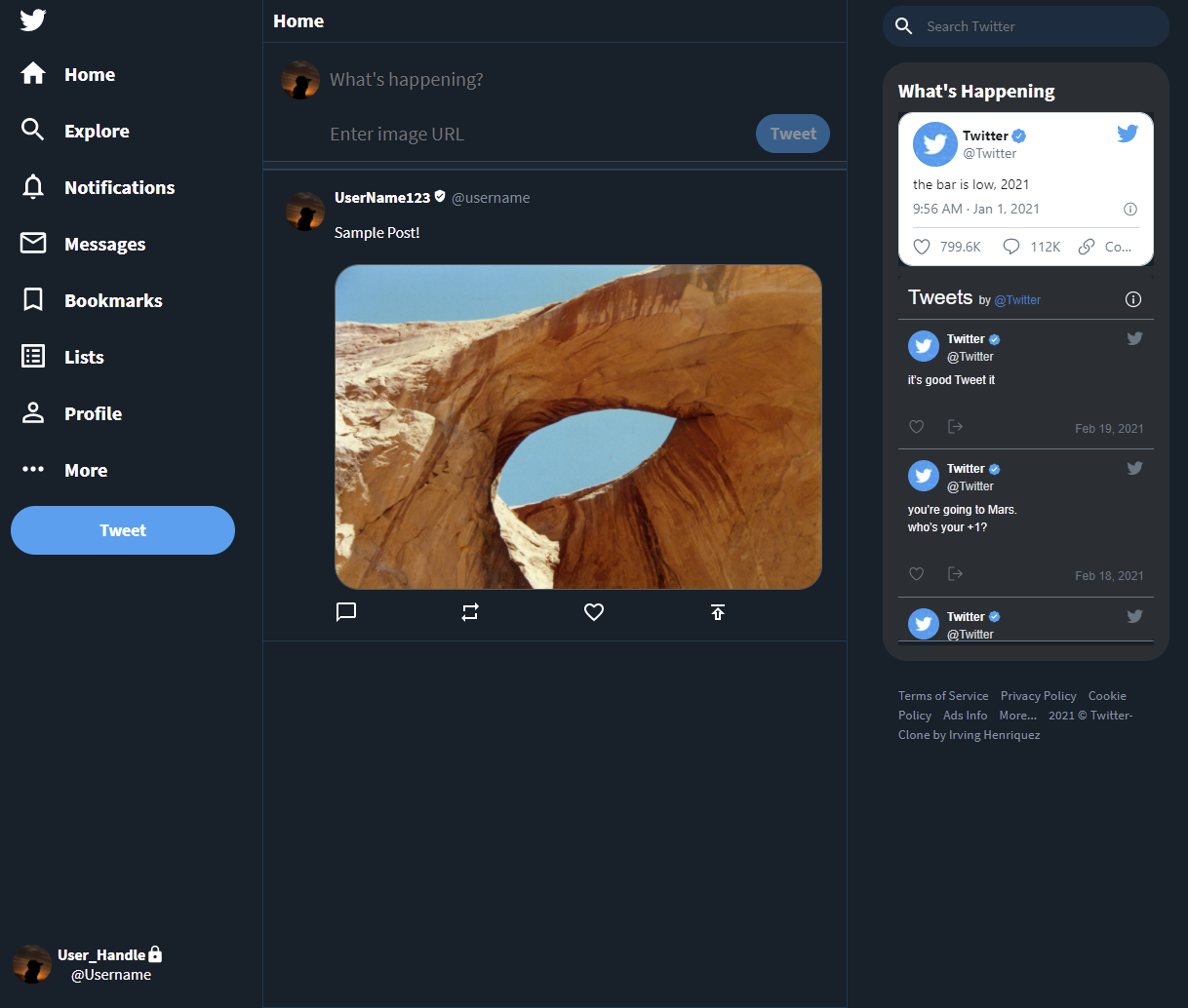 GitHub - IrvHenri/twitter-clone: A Twitter clone application that ...