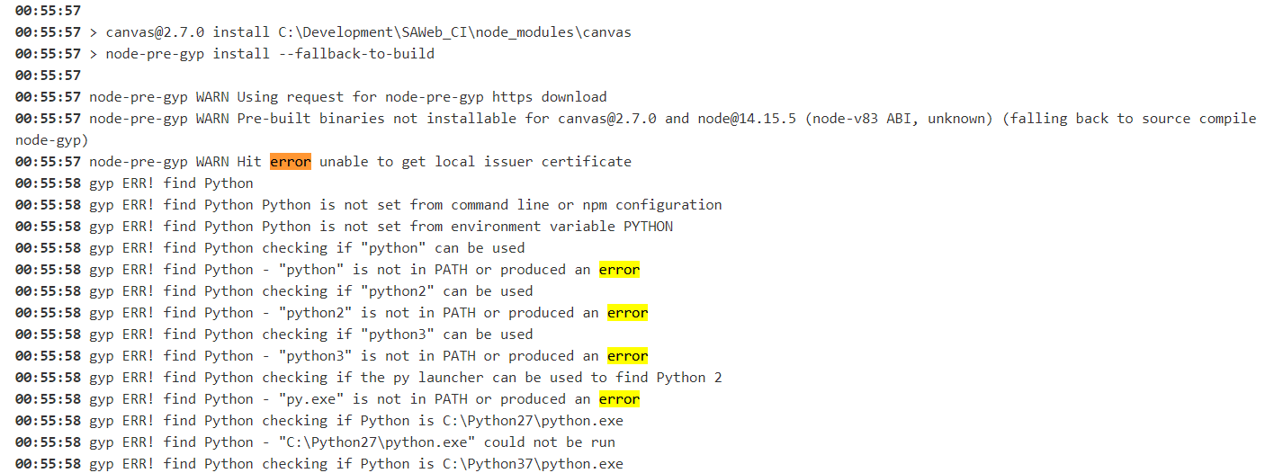 Canvas Latest Version Not Building Issue 1760 Automattic Node
