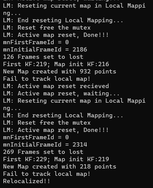 Fail To Track Local Map · Issue 610 · Uz Slamlab Orb Slam3 · Github
