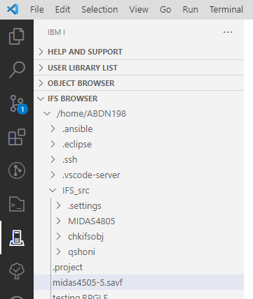 Tools to create a save file · Issue #709 · codefori/vscode-ibmi · GitHub