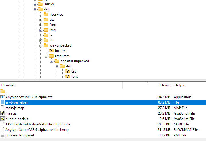 Anytype for Windows built from source fails to open: util.js not found · Issue #159 · anyproto ...