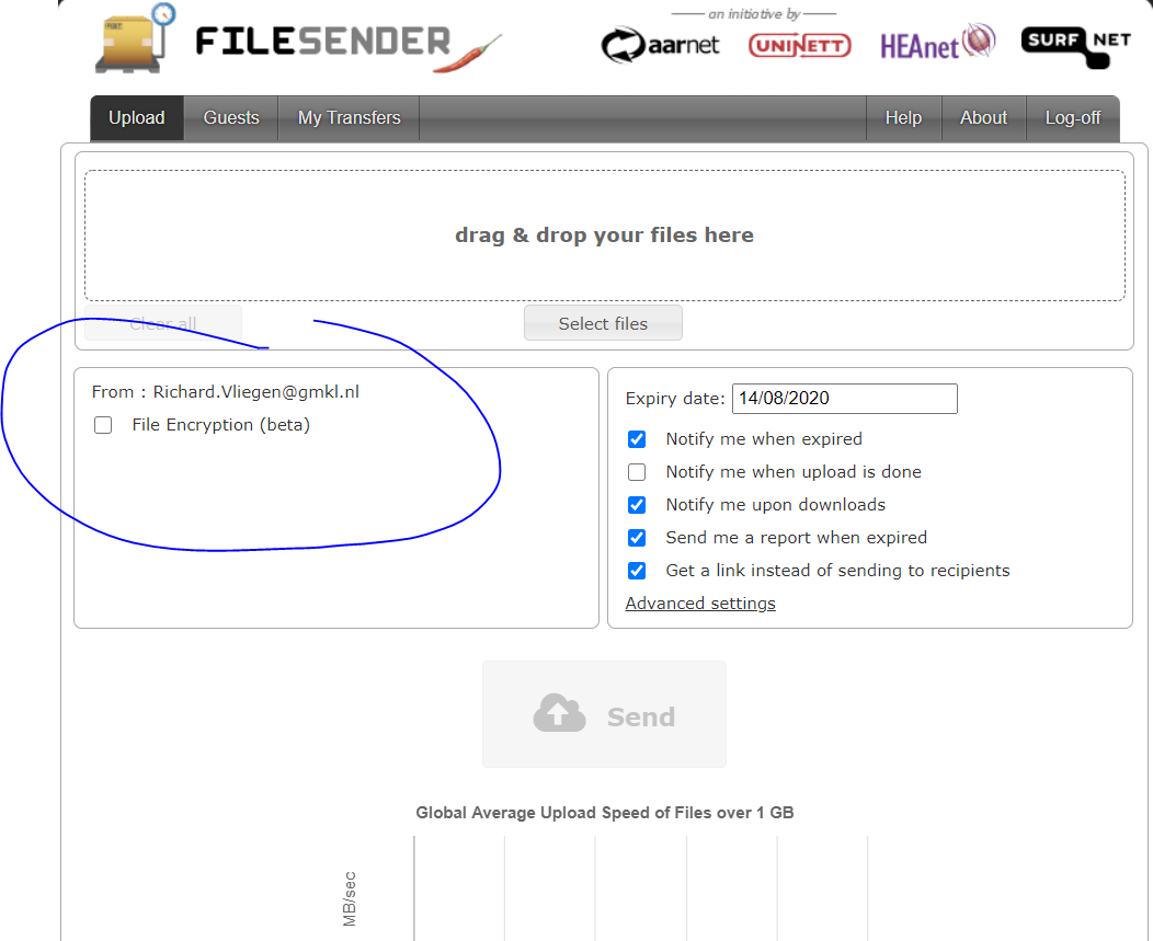 E-mail fields not visible on upload page · Issue #828 · filesender/filesender · GitHub