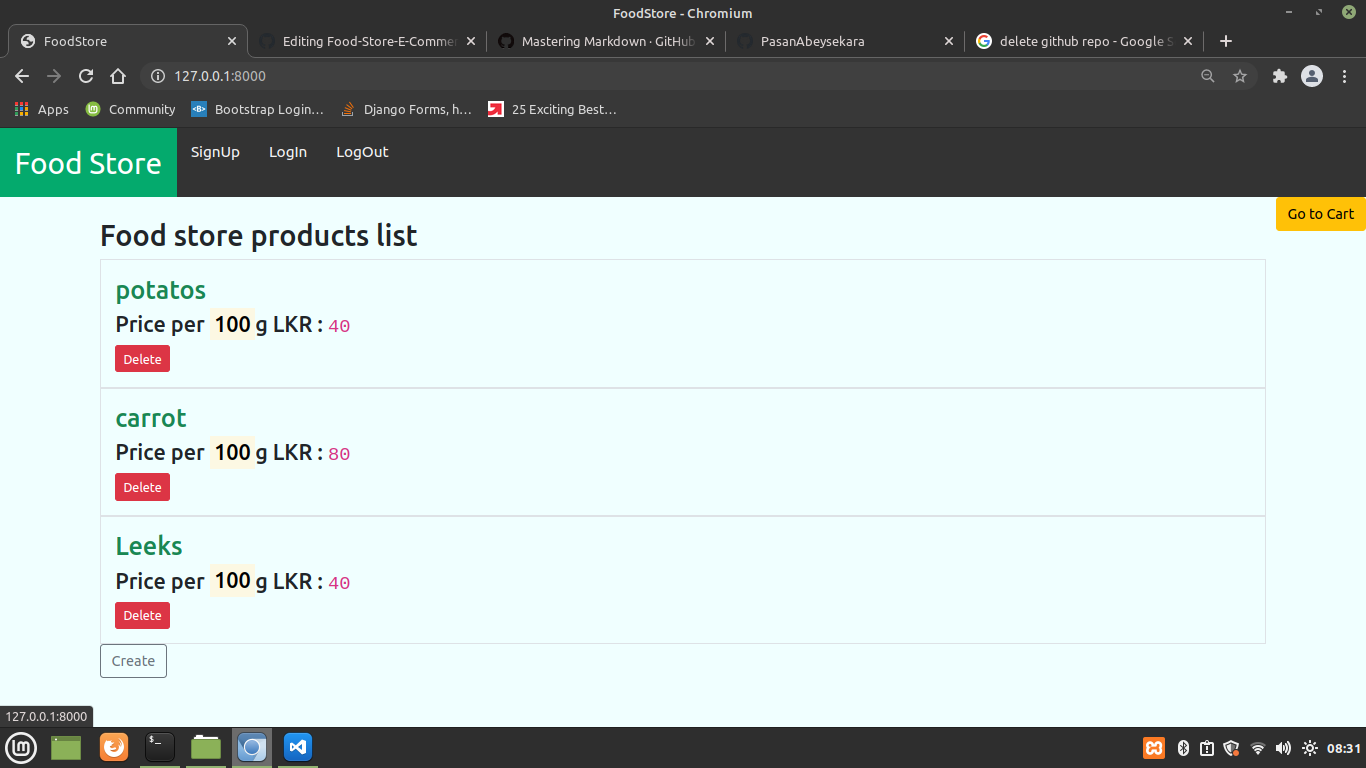 GitHub - PasanAbeysekara/Food-Store-E-Commerce-Website-Django: Food store full stack website ...