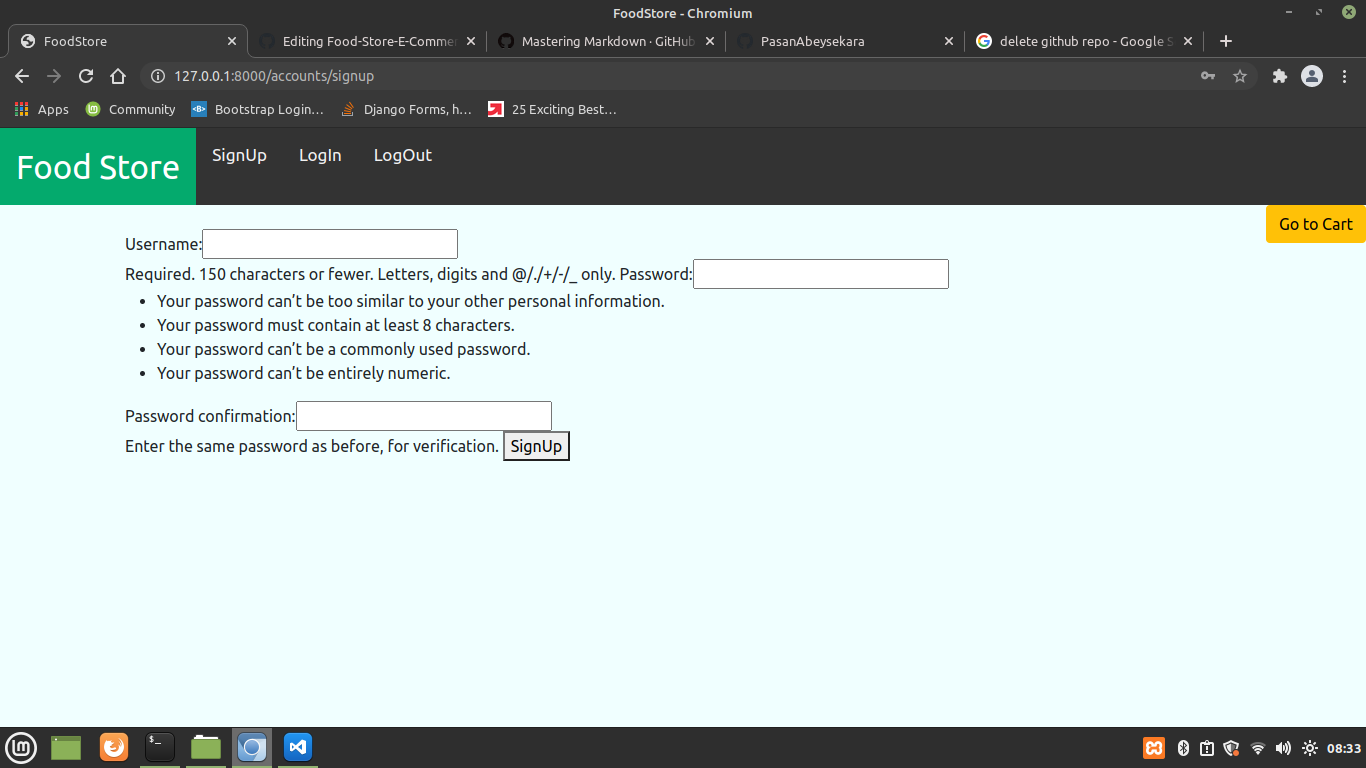 GitHub - PasanAbeysekara/Food-Store-E-Commerce-Website-Django: Food store full stack website ...