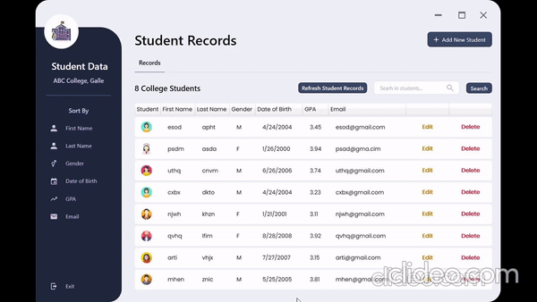 GitHub - PasanAbeysekara/Student-Management-System-3799: Student Management System Desktop ...