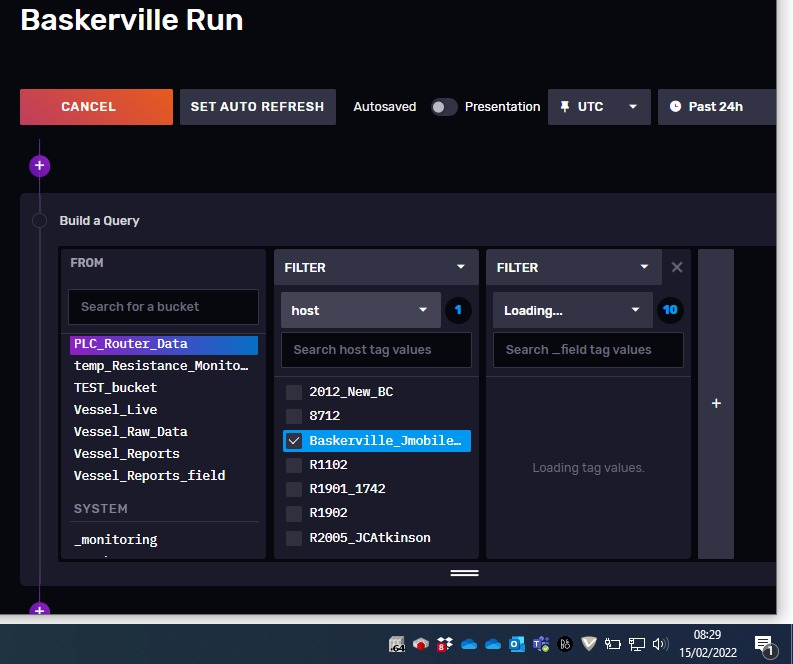 Filter field endlessly displays "...Loading" in FILTER box (Query Builder in a Notebook) · Issue ...