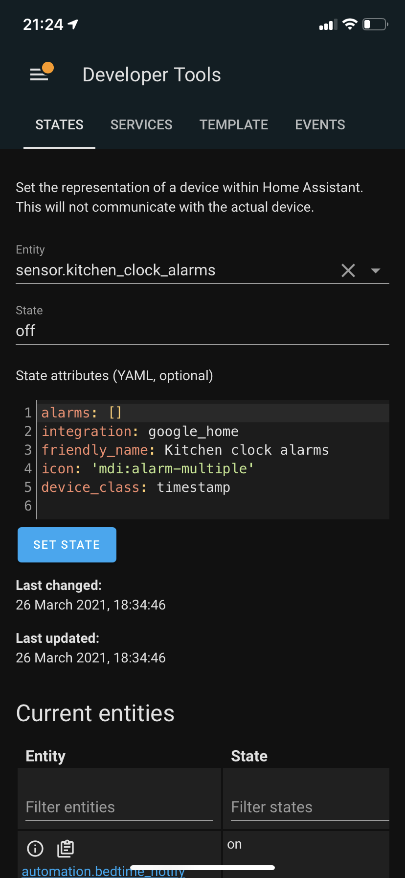 Invalid timestamp · Issue #114 · leikoilja/ha-google-home · GitHub