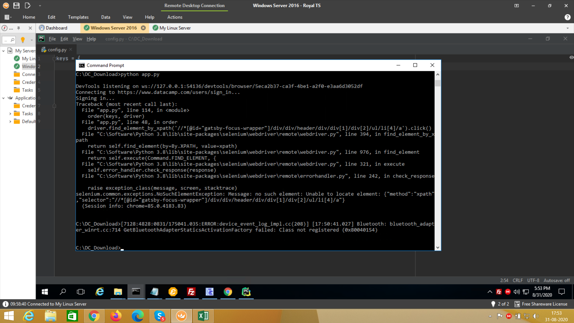 Cannot login · Issue #1 · ConanDev/DataCamp-courses-downloader · GitHub