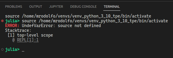 Python Extention Interferes With Julia Repl Startup · Issue 20017 · Microsoft Vscode Python