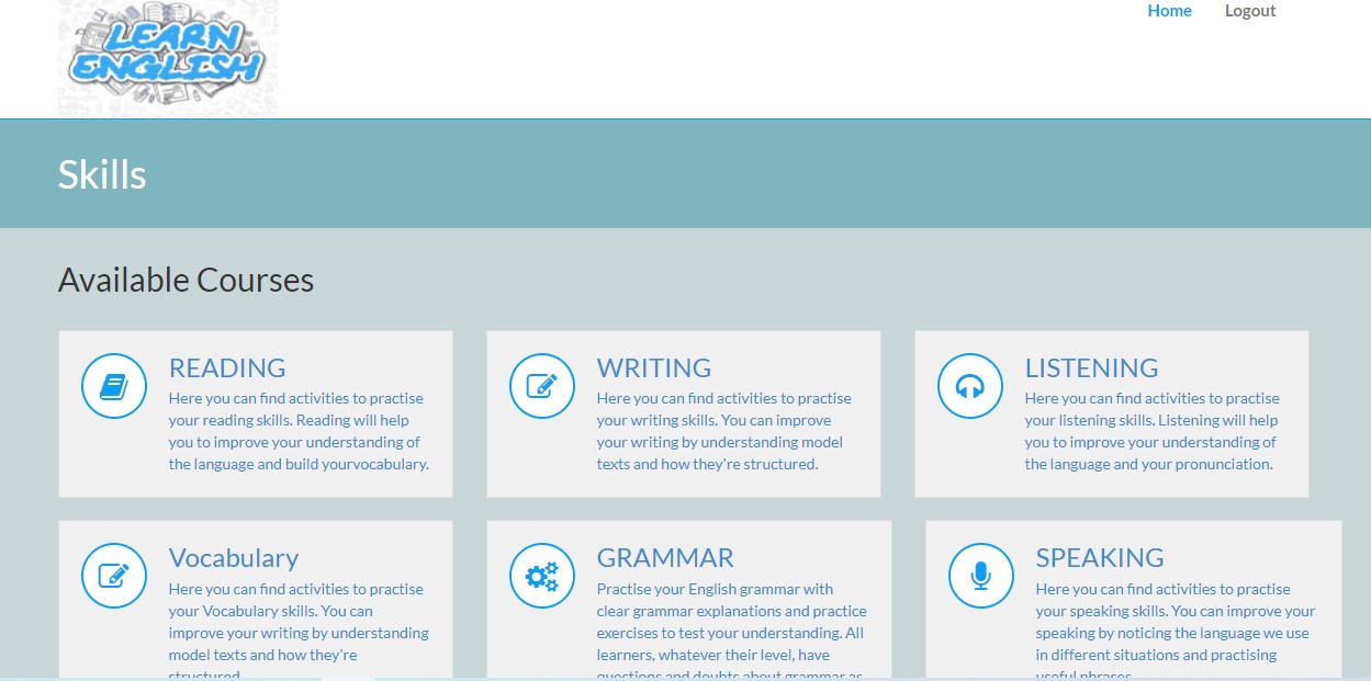 GitHub - Shindujah2107/English-E-Learning-Web-Application: Develop a web-based Application to ...