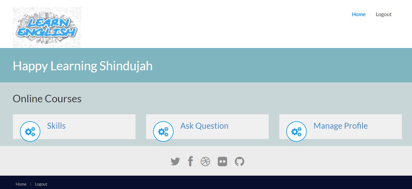 GitHub - Shindujah2107/English-E-Learning-Web-Application: Develop a web-based Application to ...