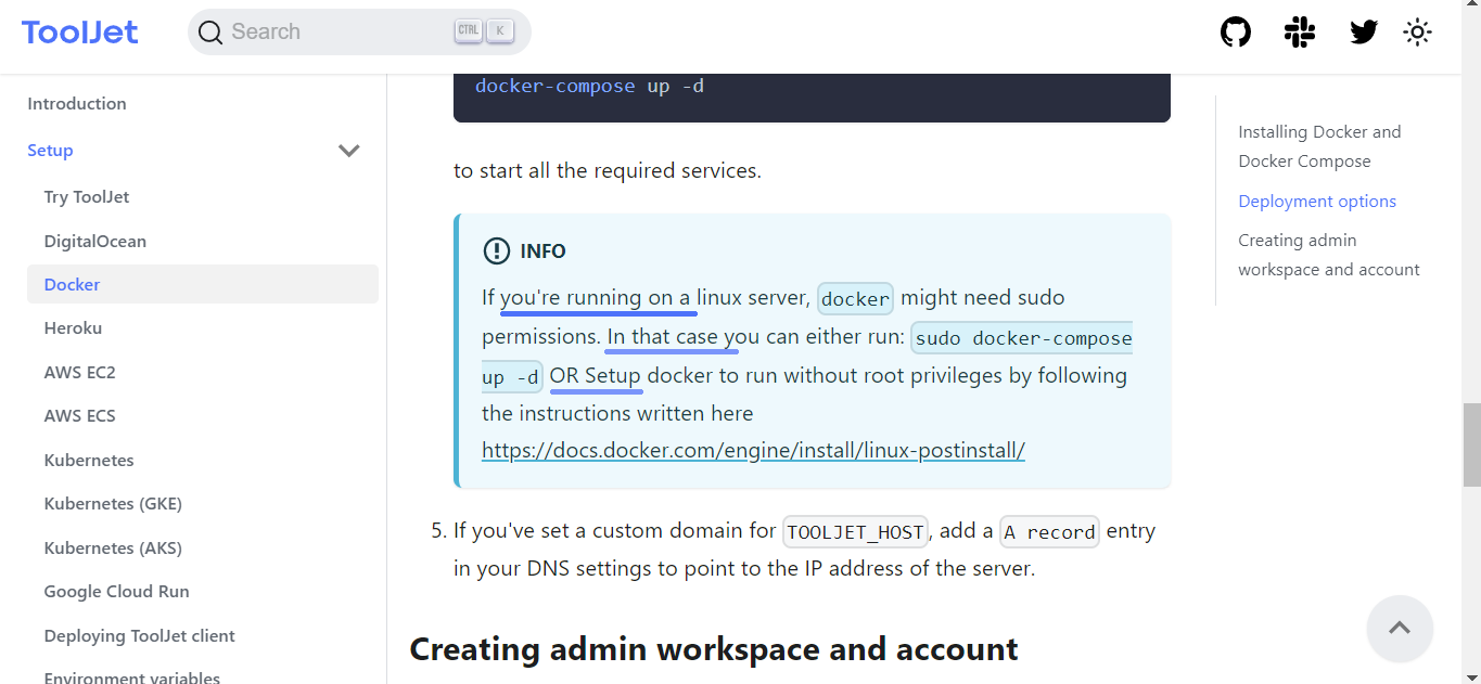 Docs Errors In Docker Setup Doc · Issue 4488 · Tooljettooljet · Github 9166