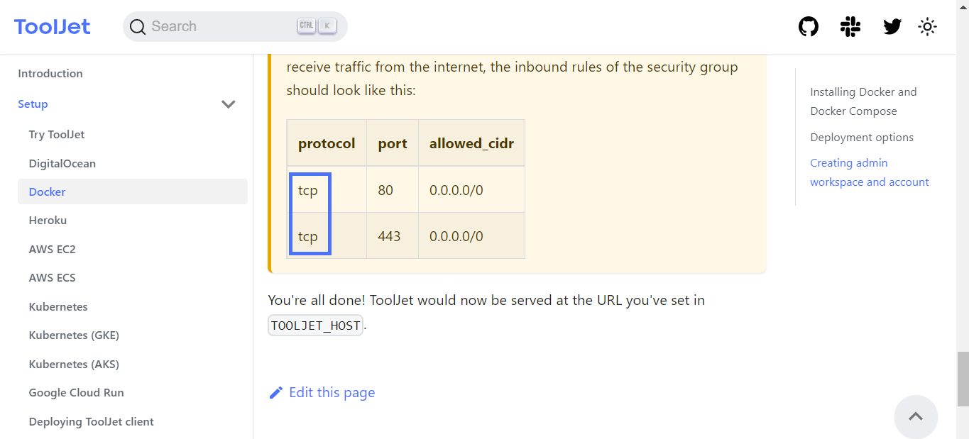 [docs]: Errors in Docker Setup Doc · Issue #4488 · ToolJet/ToolJet · GitHub