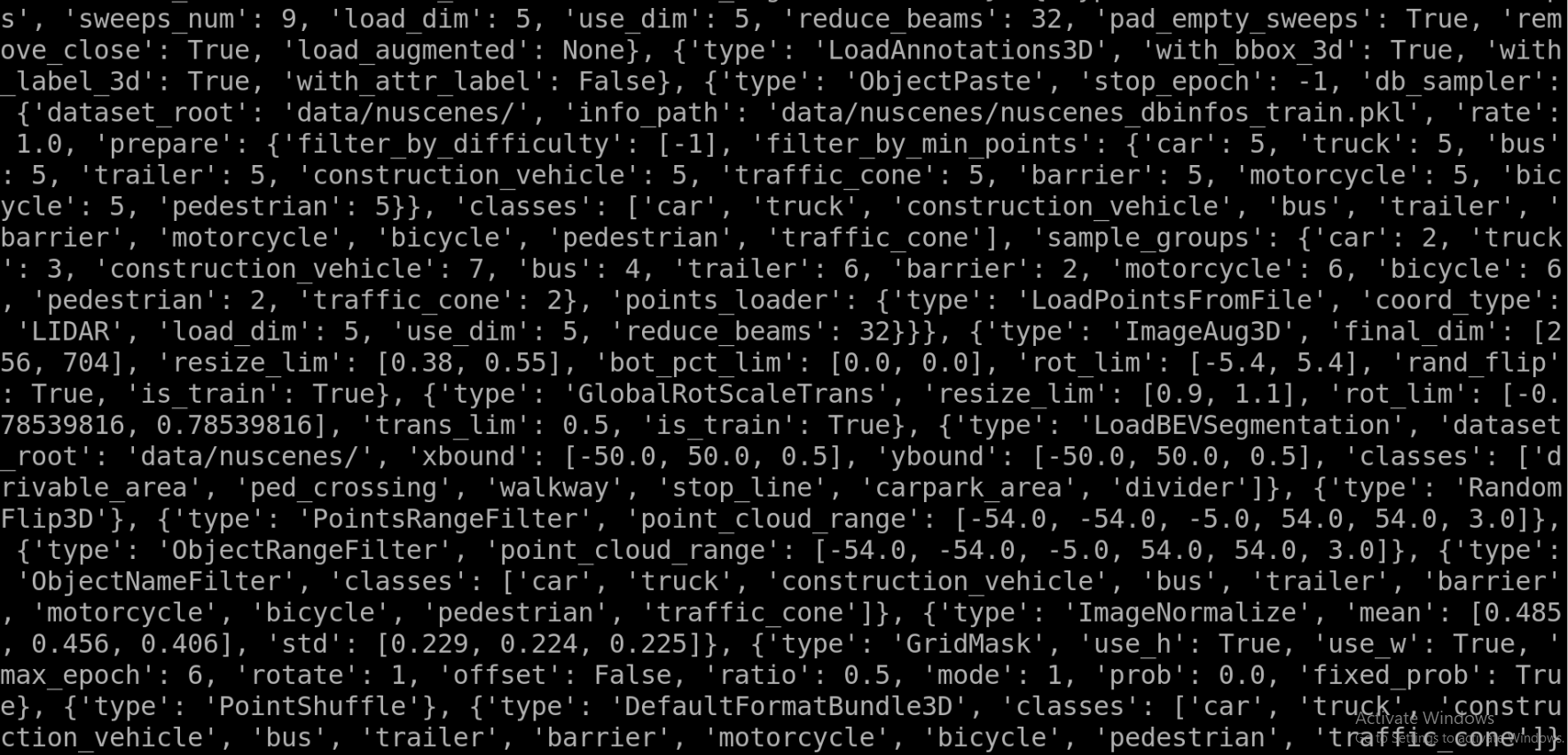 KeyError: "NuScenesDataset: 'infos'" · Issue #2526 · open-mmlab/mmdetection3d · GitHub