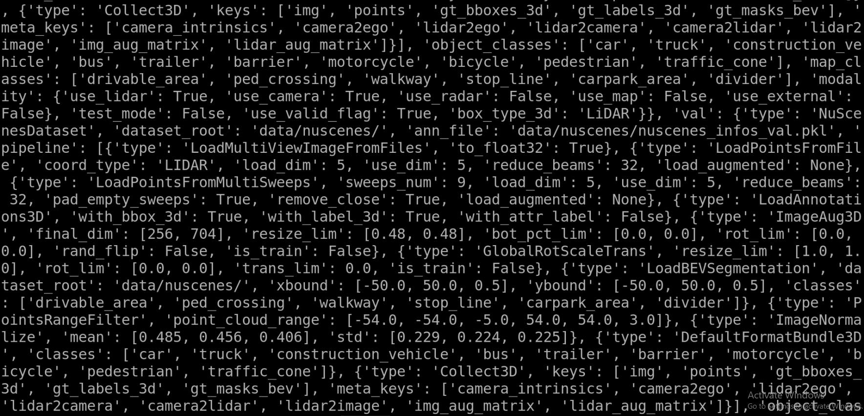 KeyError: "NuScenesDataset: 'infos'" · Issue #2526 · open-mmlab/mmdetection3d · GitHub