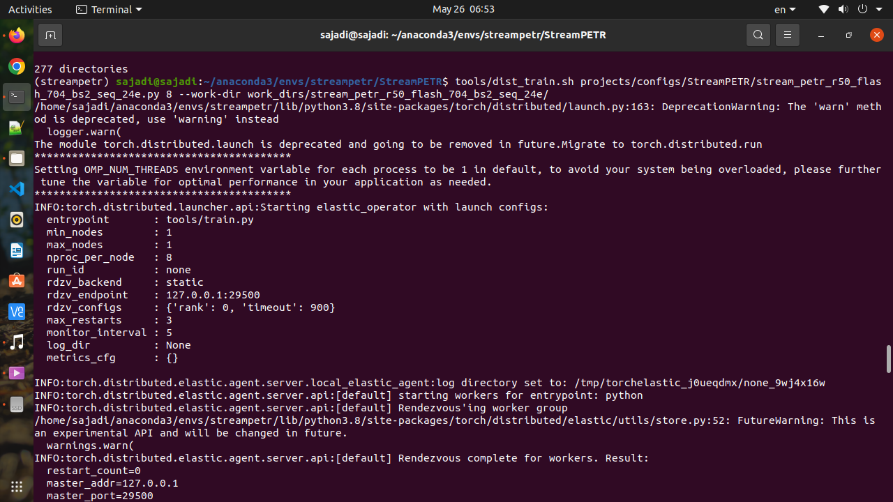 Error in training · Issue #19 · exiawsh/StreamPETR · GitHub