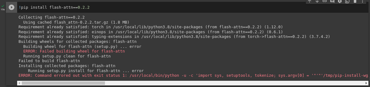 installing flash-attn · Issue #42 · exiawsh/StreamPETR · GitHub