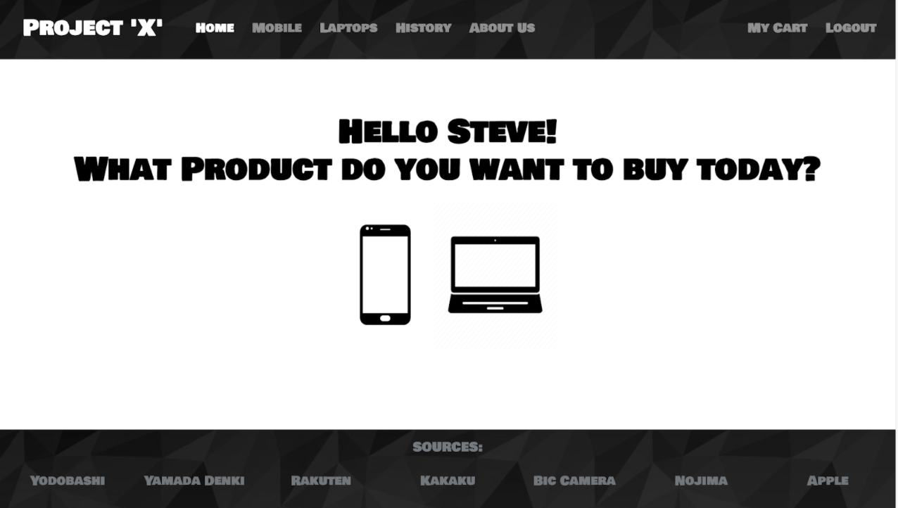 GitHub - debashishsahoo/project-x-django: ProjectX is a user-friendly tool that displays laptops ...
