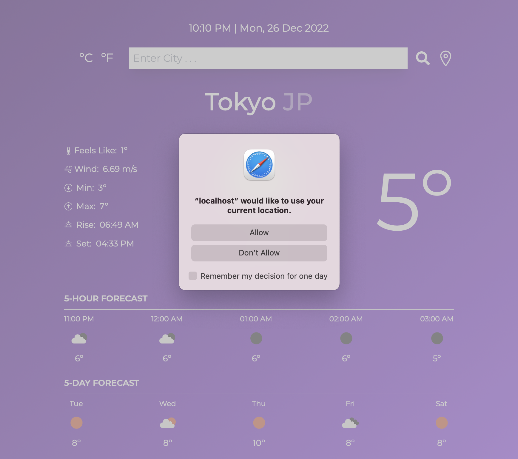 GitHub - debashishsahoo/weather-board-react: Built using React, Weather Board provides you with ...