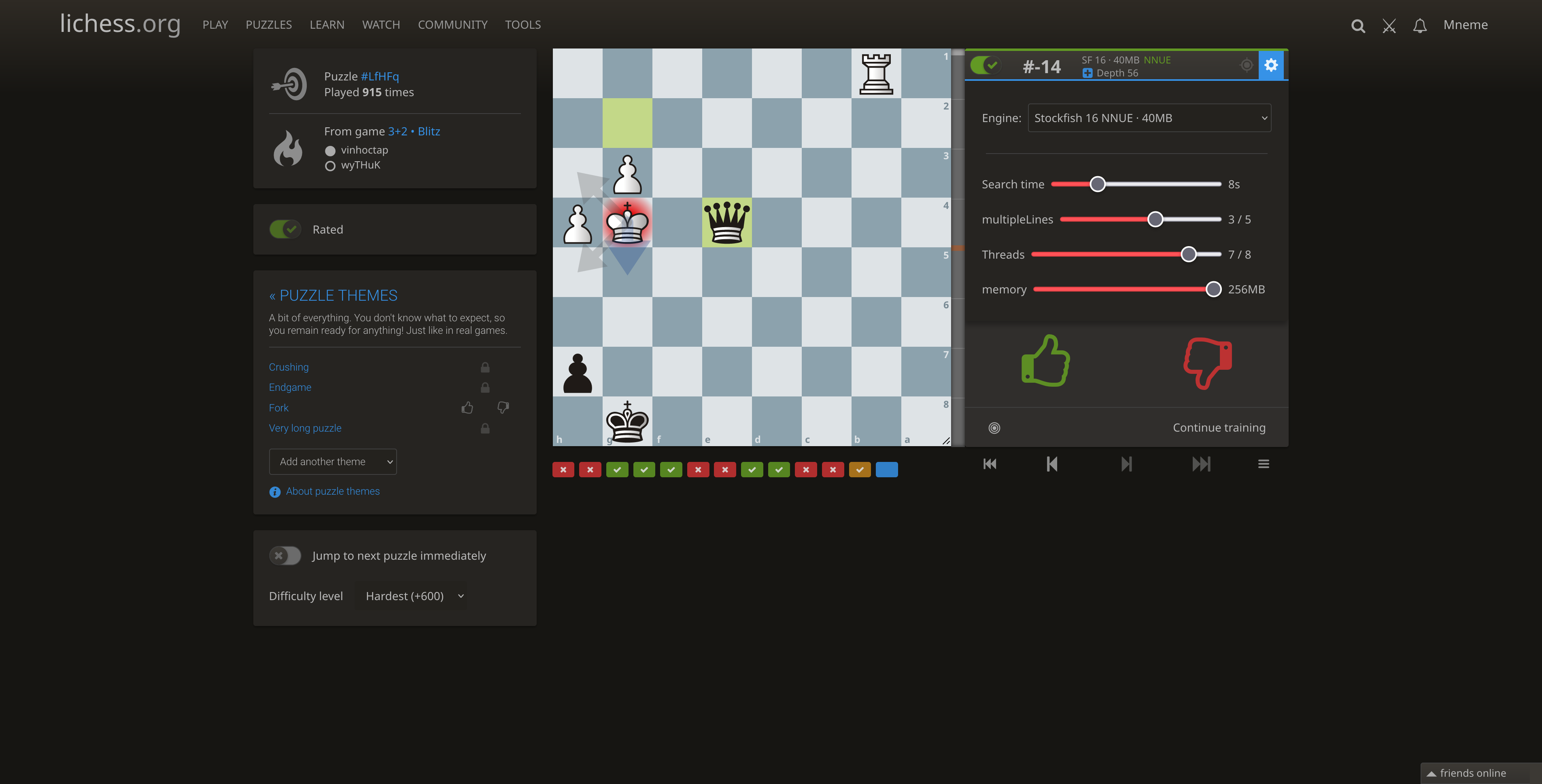 I Dont Find How To Disable Arrows In Local Analysis At The End Of A Puzzle · Issue 14004 9596