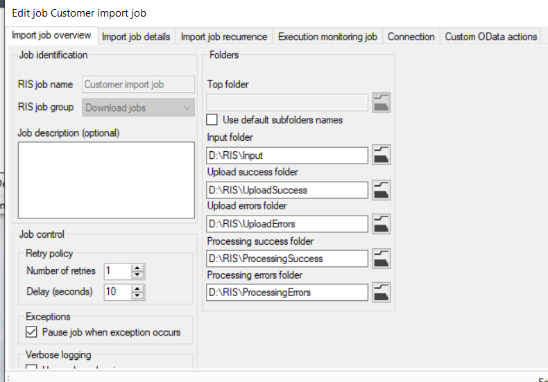 Recurring Integrations Scheduler Exception Occured On Import Jobs 