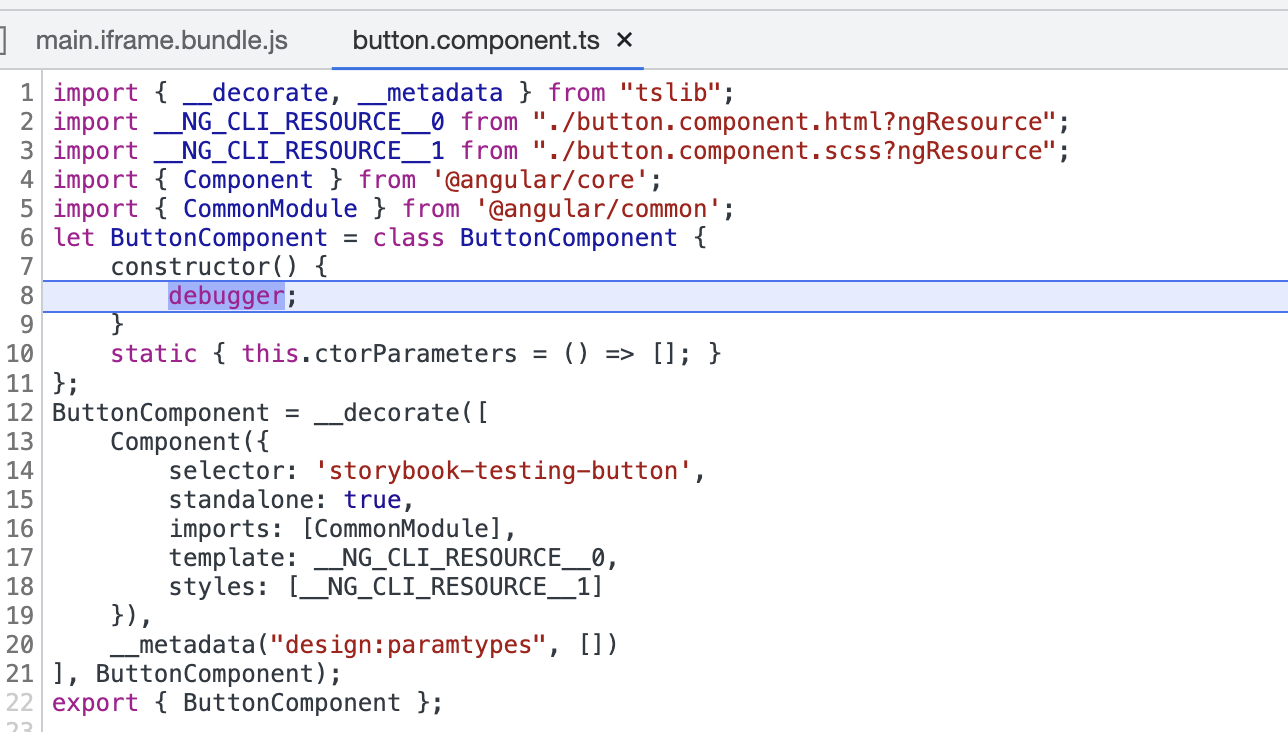 [Bug]: Unable to debug source-mapped Angular source code in browser · Issue #21171 · storybookjs ...