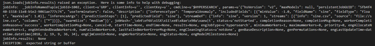 Swarming returns JSON error when NUPIC environment variable is unset · Issue #1947 · numenta ...
