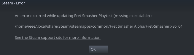 Nothing is downloaded with Fret Smasher · Issue #8851 · ValveSoftware/steam-for-linux · GitHub