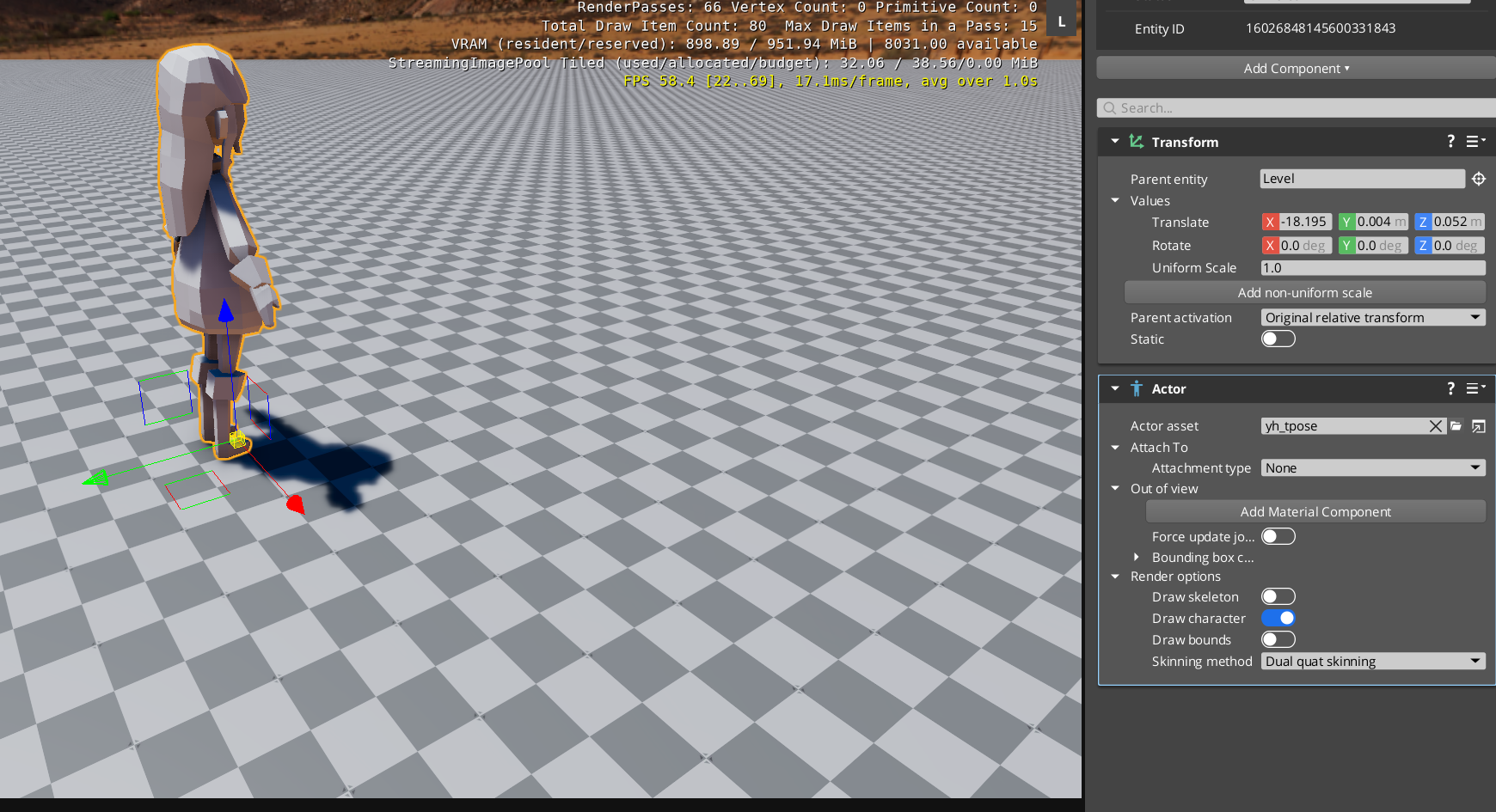 Material: When bring in a new fbx to editor, the color material doesn't work anymore. · Issue ...