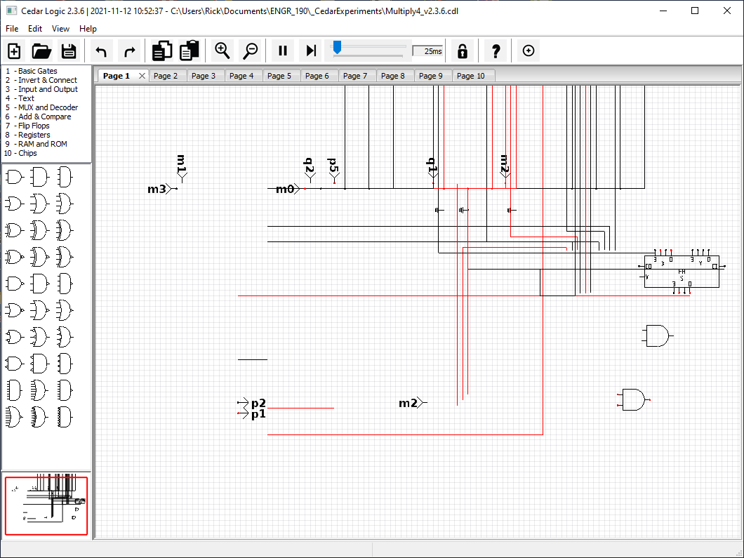 v2.3.6 displays a v1.5 file very small, program hang · Issue #62 · CedarvilleCS/CedarLogic · GitHub