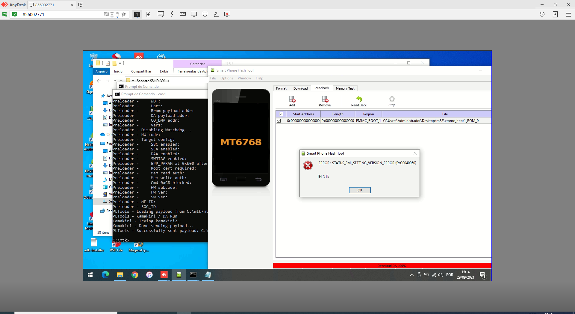Operation not supported or unimplemented on this platform · Issue #75 · bkerler/mtkclient · GitHub