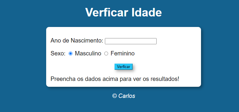 GitHub - Carlos-Daniel-SS/verificador-de-Idade